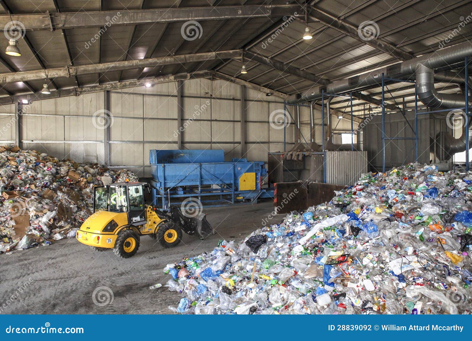 Recyclable Waste, Workers Sort Out Waste For Recycling Royalty-Free ...