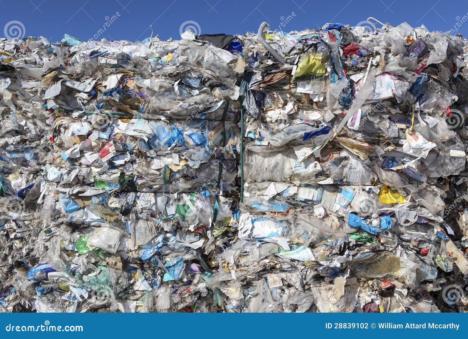 Recyclable Waste Collage In White Background Royalty-Free Stock Photo ...