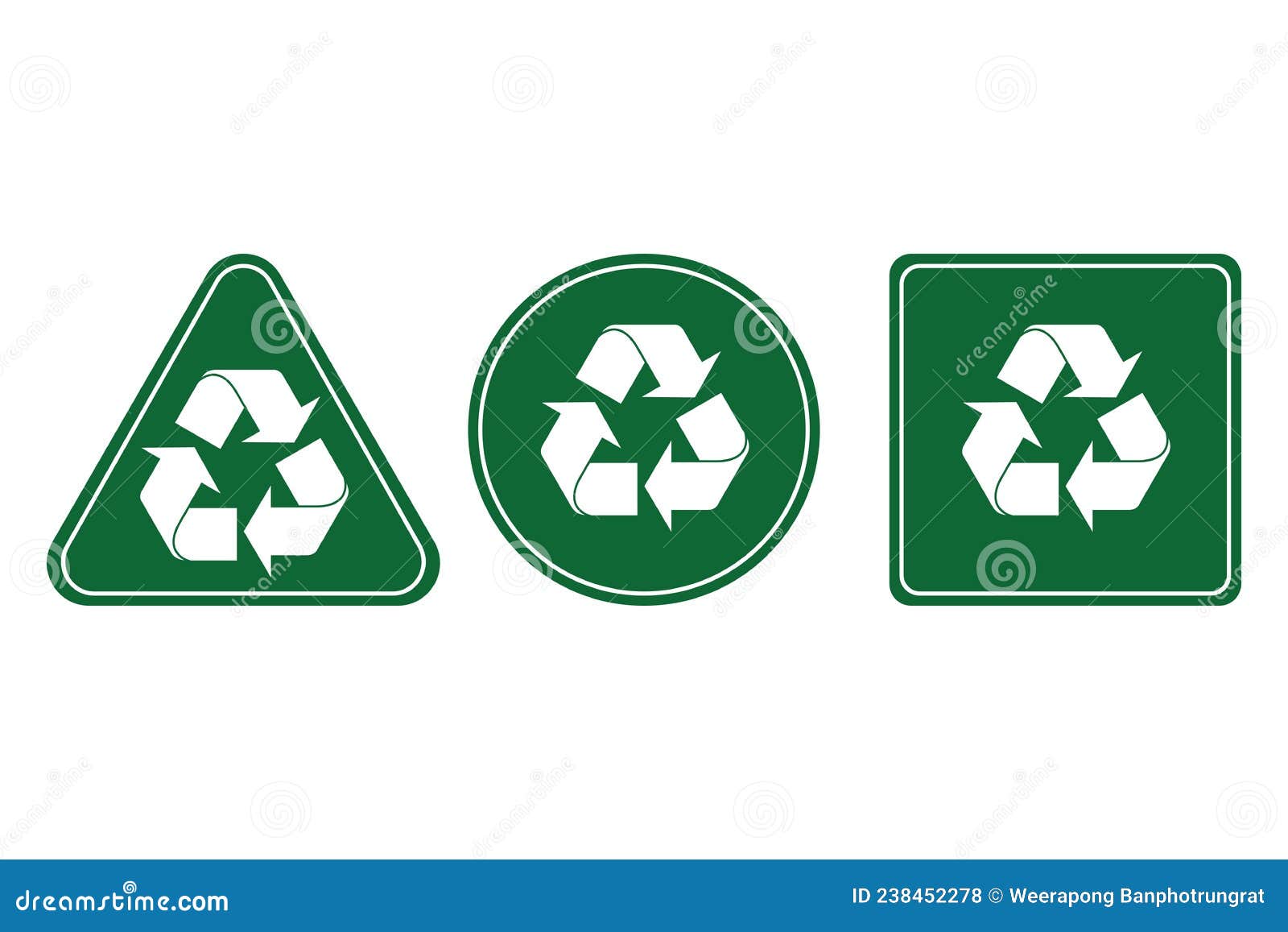 Recycle Icon To Save the World, Environmental Friendly Sign, Eco Sign ...