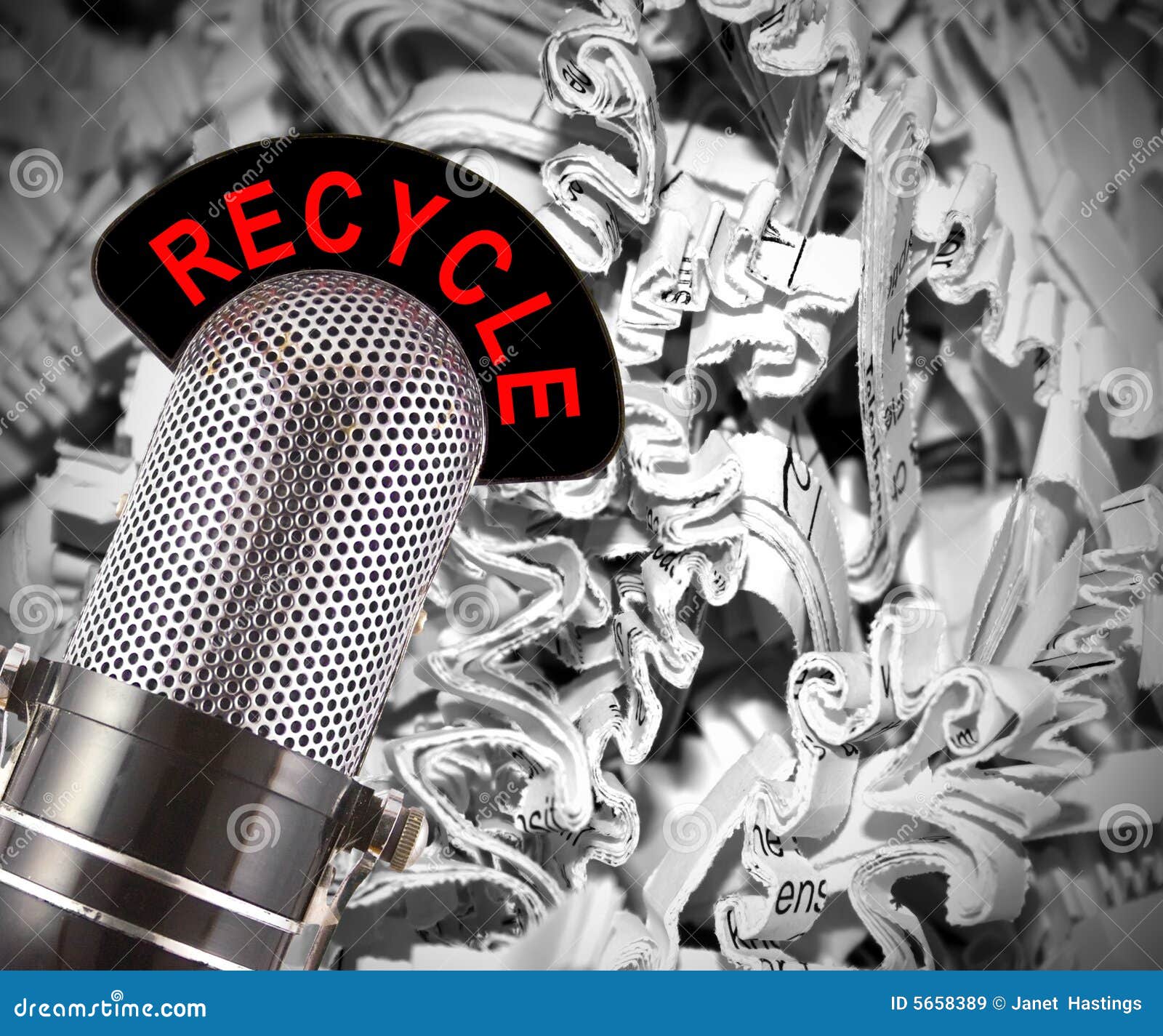 Recycle stock image. Image of microphone, conservation - 5658389
