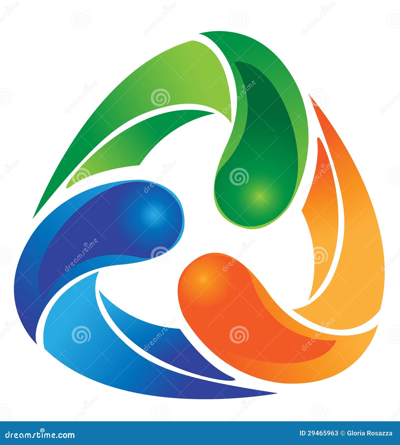 Recycle abstract logo stock vector. Illustration of isolated - 29465963