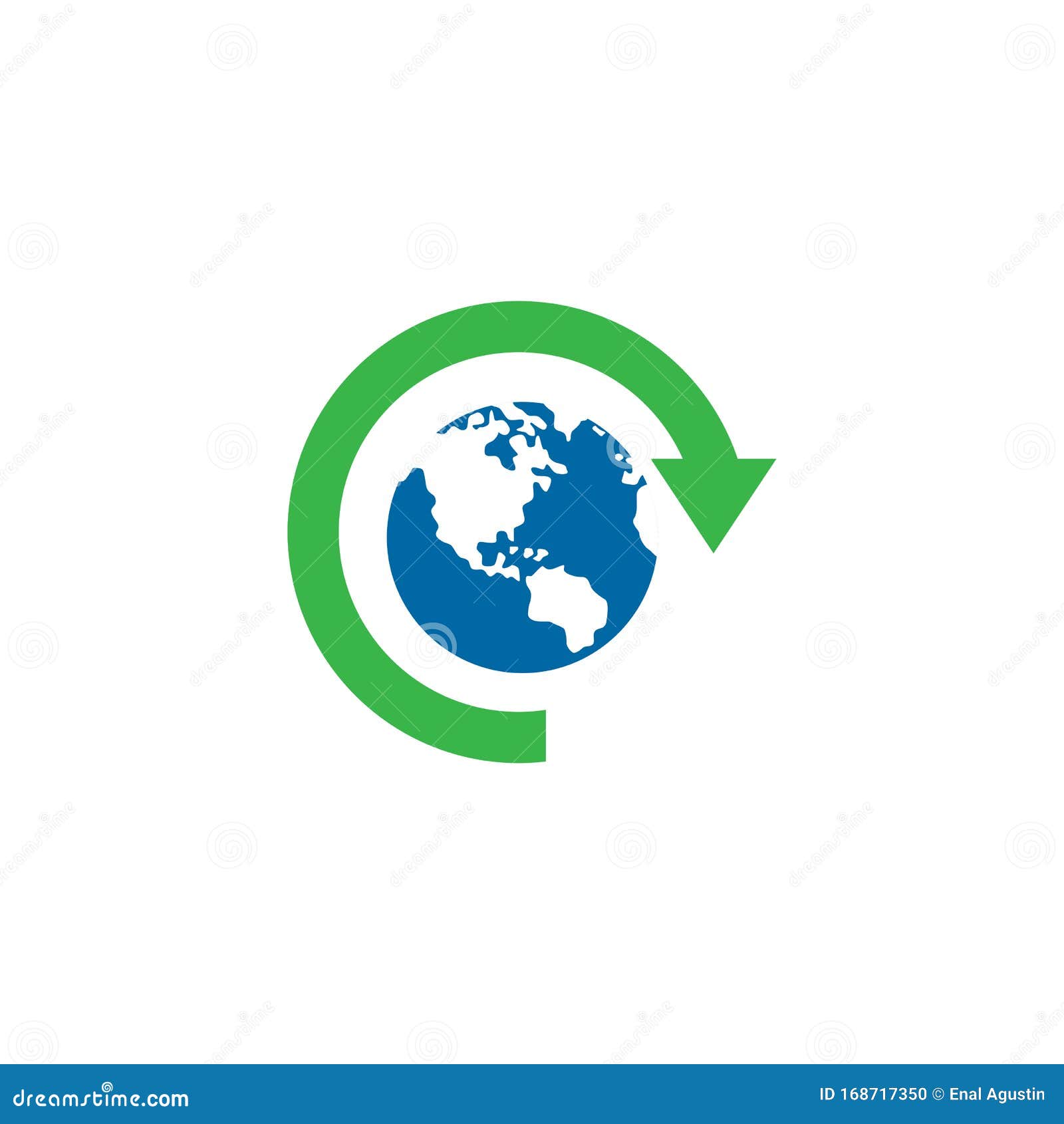 Recycle Arrow Logo Design Vector Template Stock Vector - Illustration ...