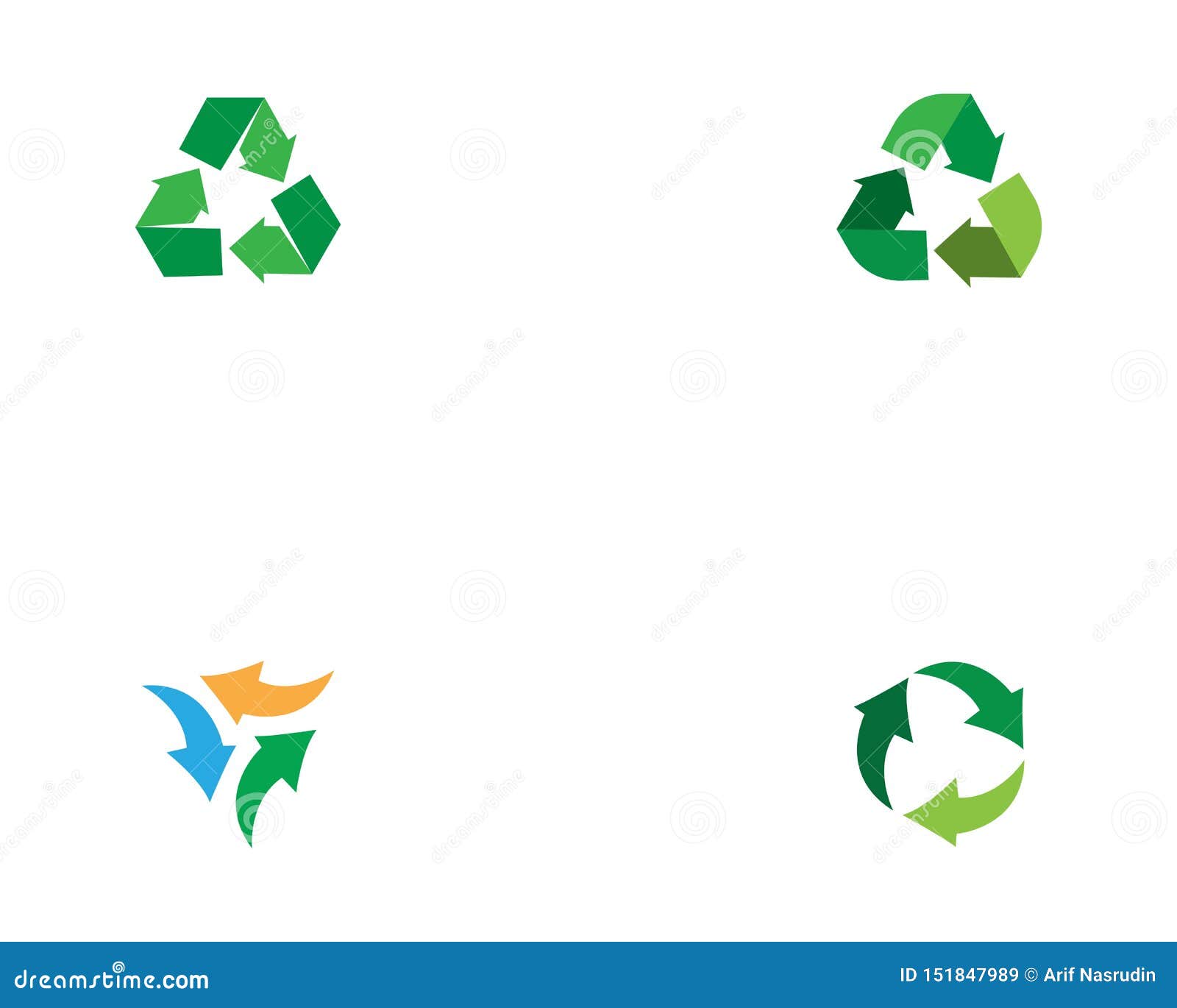 Recycle or Arrow Logo Template Vector Stock Vector - Illustration of ...