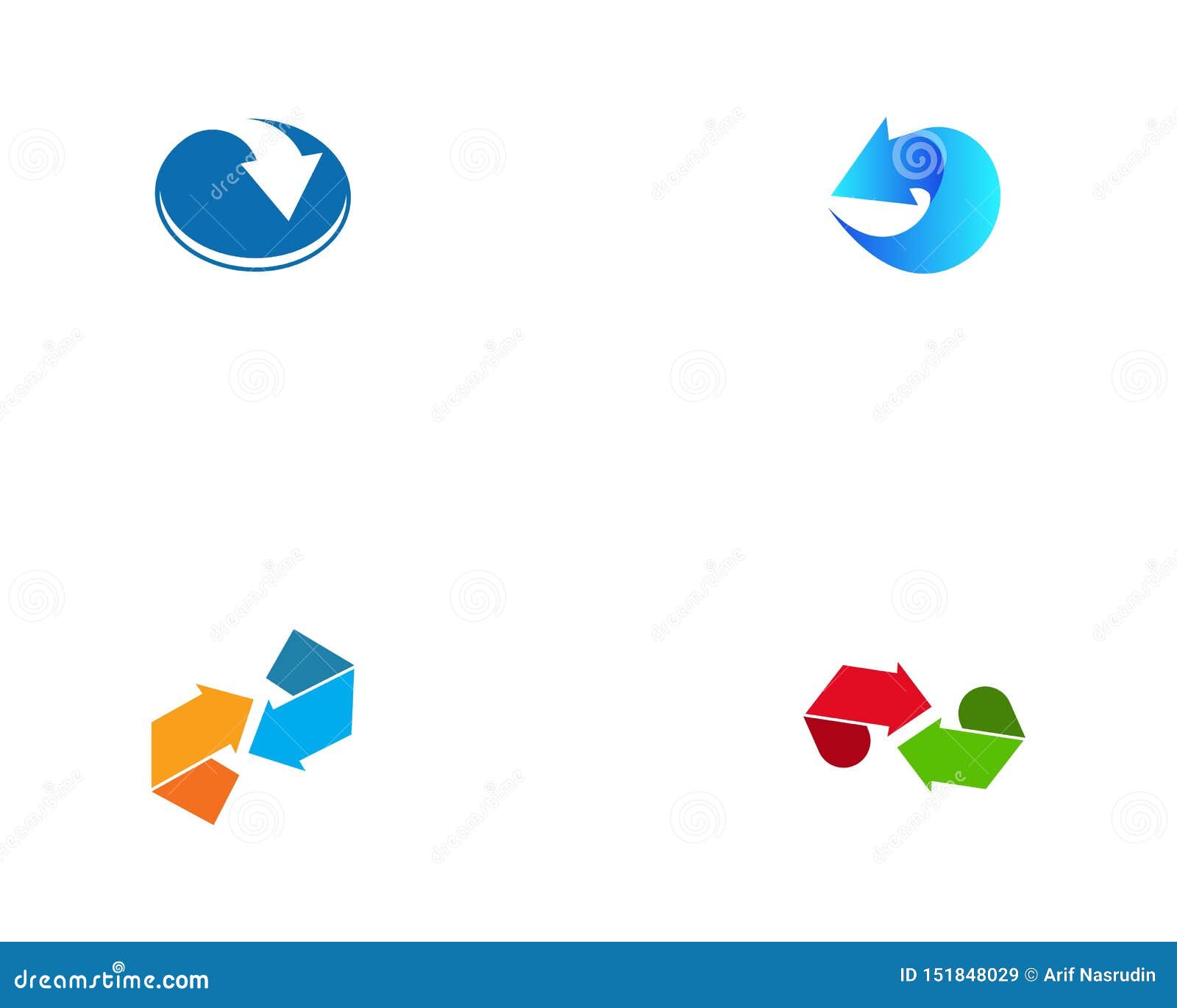 Recycle or Arrow Logo Template Vector Stock Vector - Illustration of ...