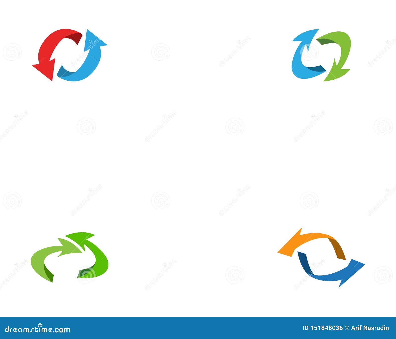 Recycle or Arrow Logo Template Vector Stock Vector - Illustration of ...