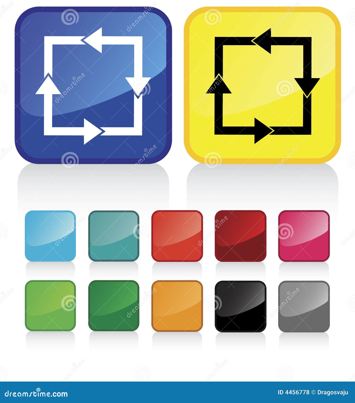 Recycle_arrows stock illustration. Illustration of planet - 4456778