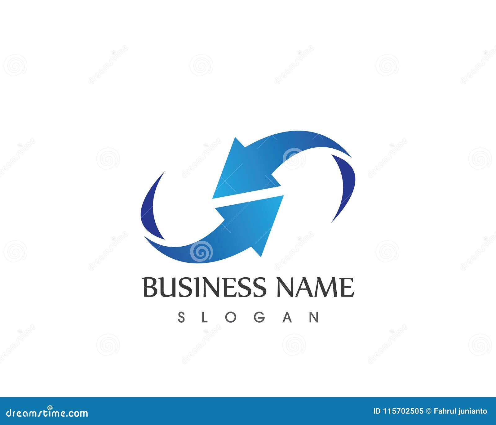 Recycle Arrows Logo Template Stock Vector - Illustration of expert ...