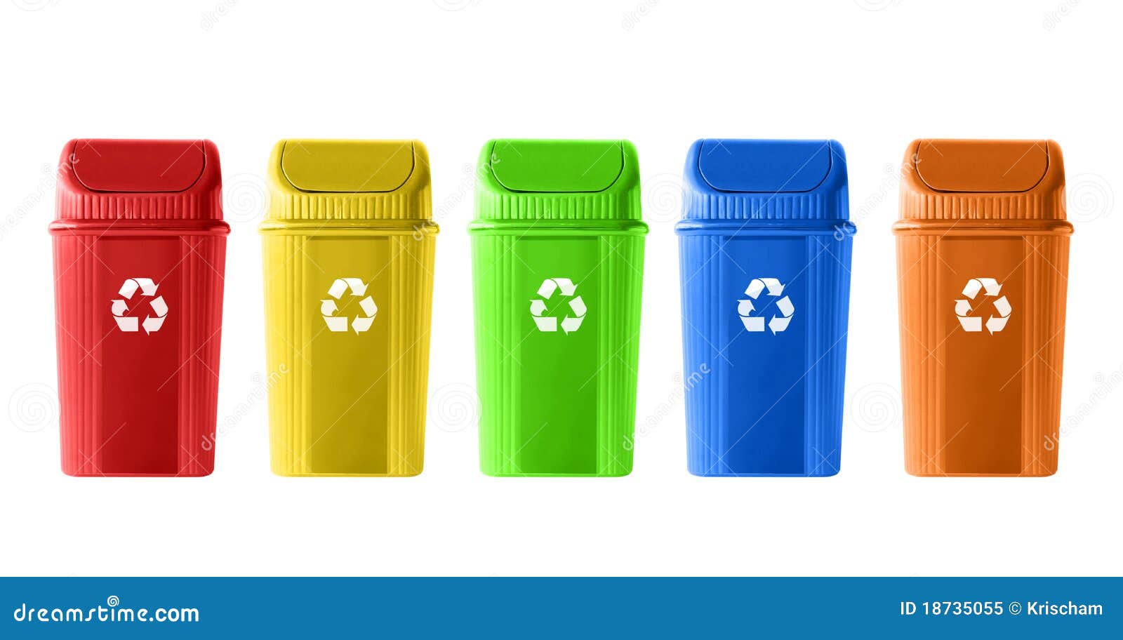 Recycle Bin stock image. Image of closed, empty, dustbin - 18735055