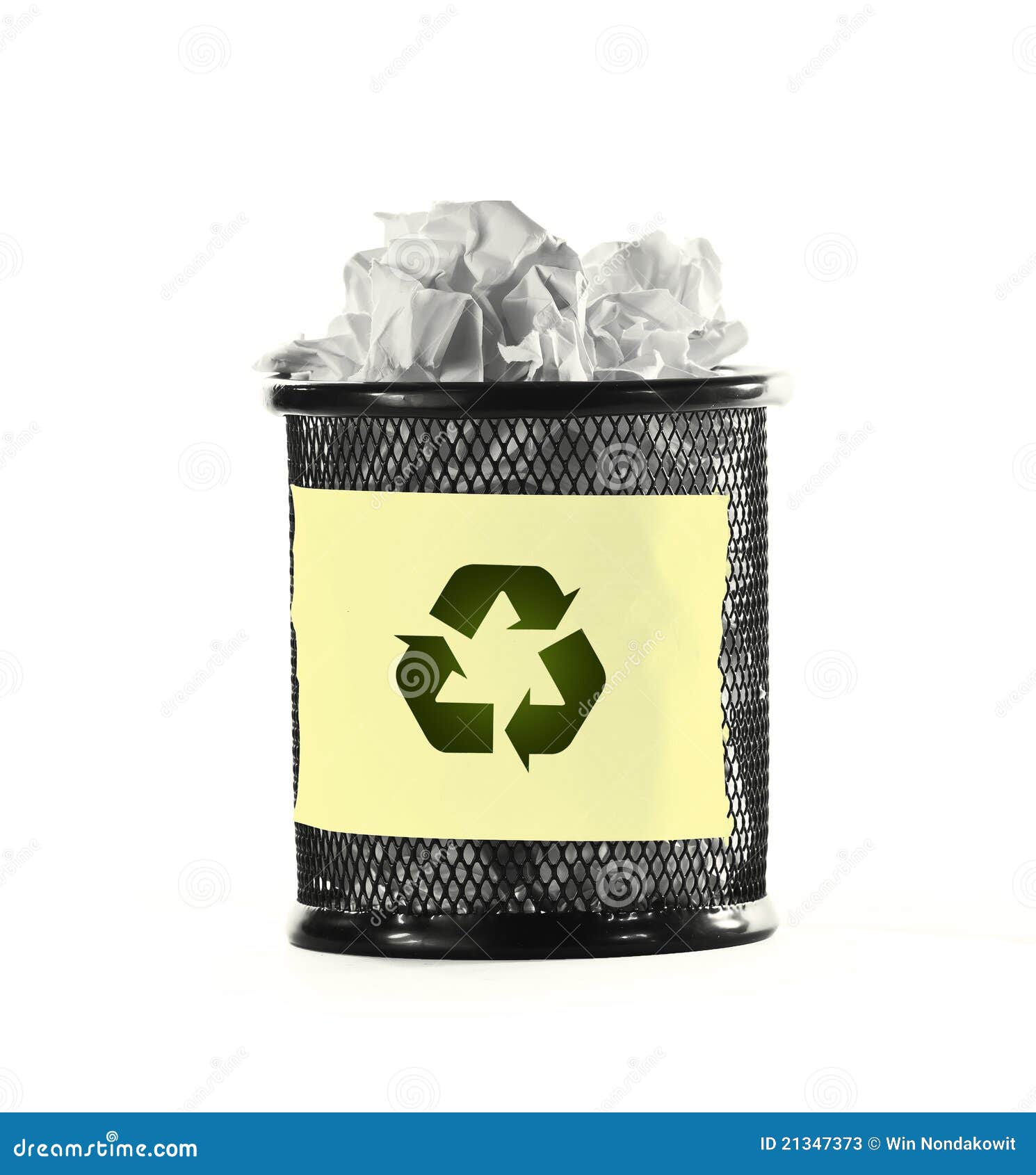 Recycle bin stock image. Image of messy, document, paper - 21347373