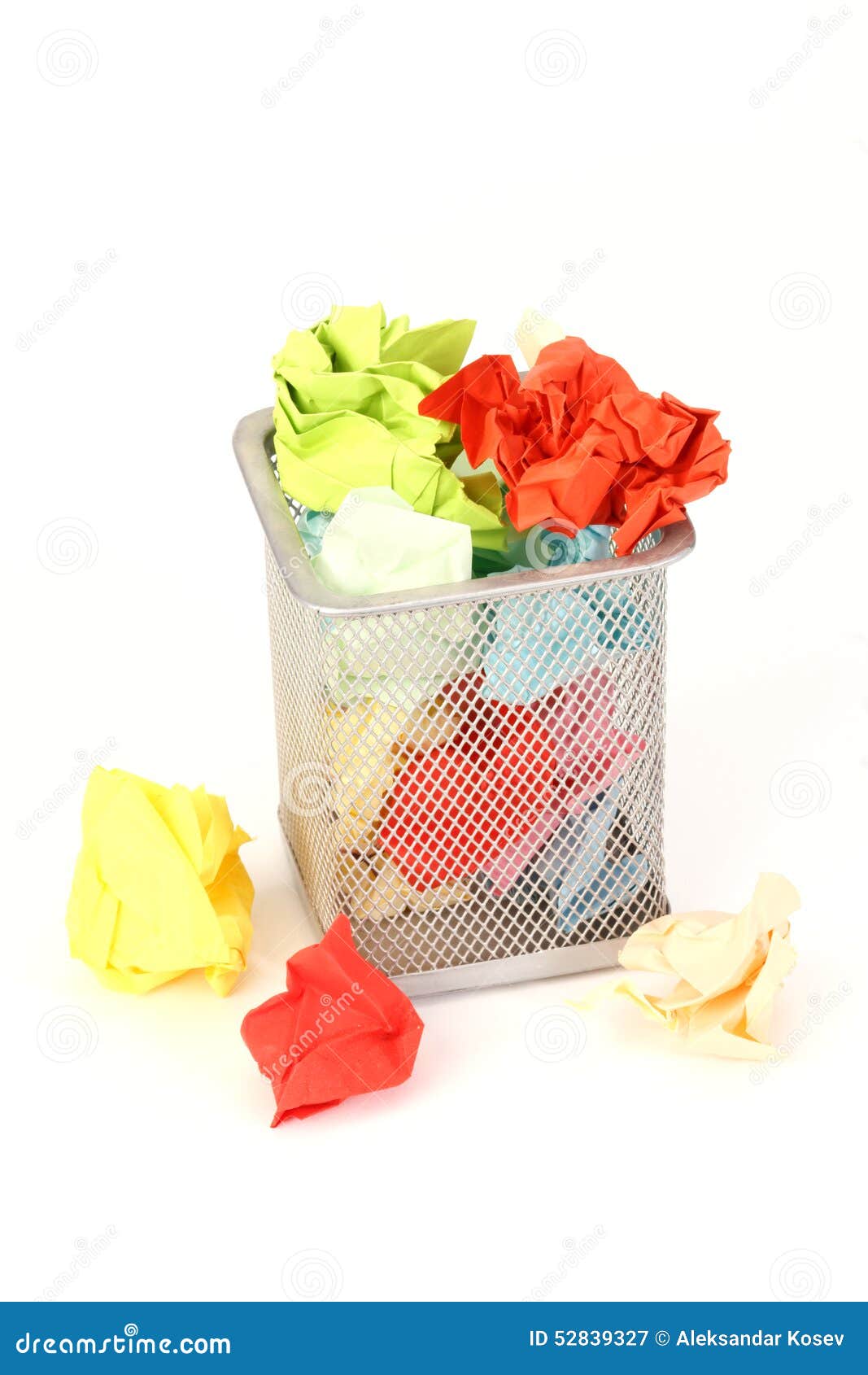 Recycle bin stock image. Image of wrinkled, concept, trashcan - 52839327