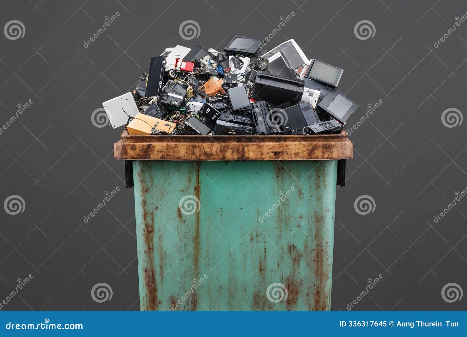 A Recycle Bin Full of Electronic Wastes As a Concept of E Waste ...