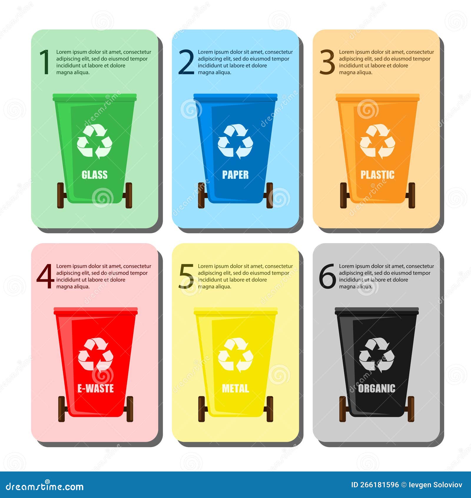 Recycle Labels And Recycling Signs Set, Trash Symbol Vector ...