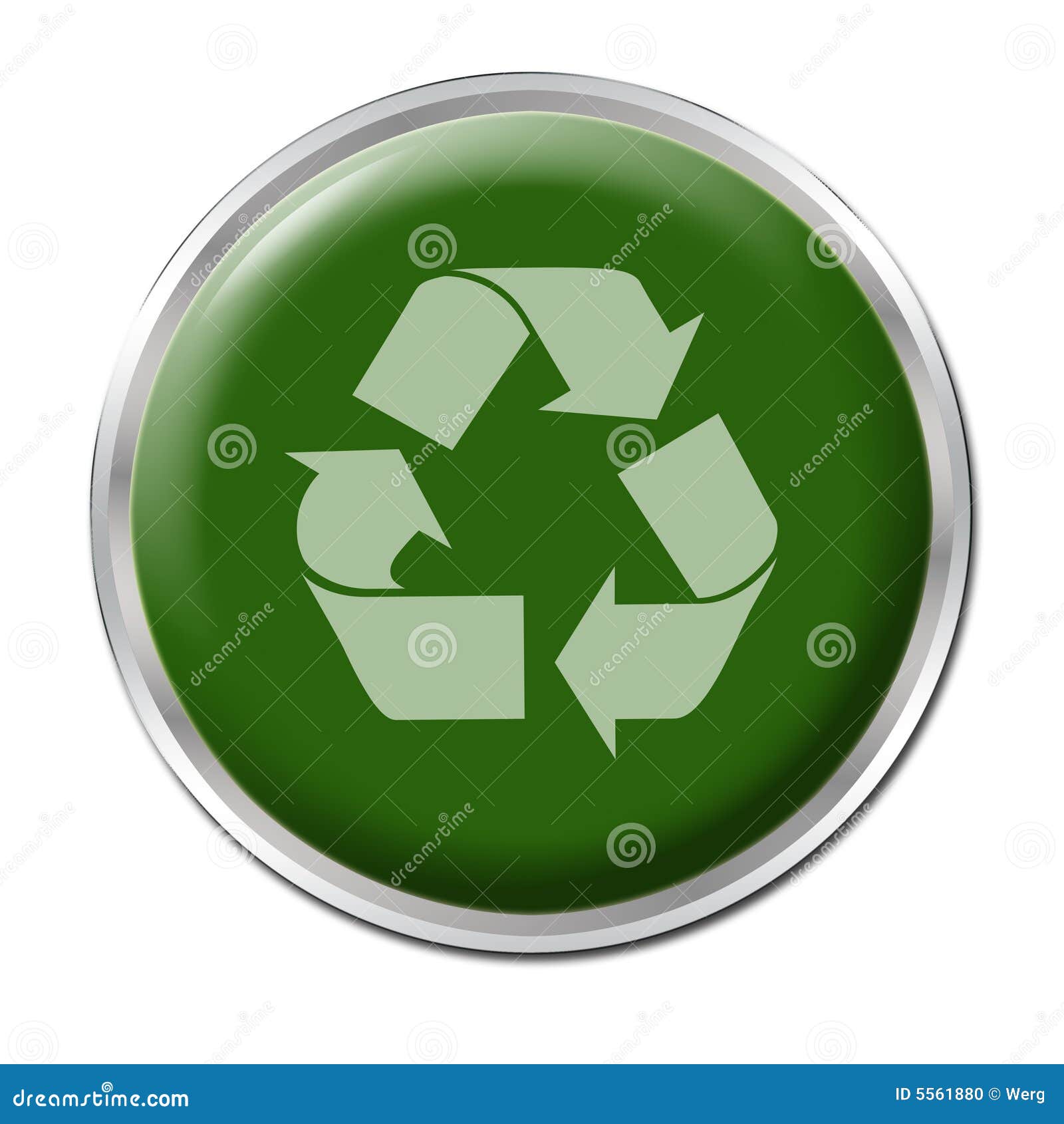 Recycle Button stock illustration. Illustration of change - 5561880