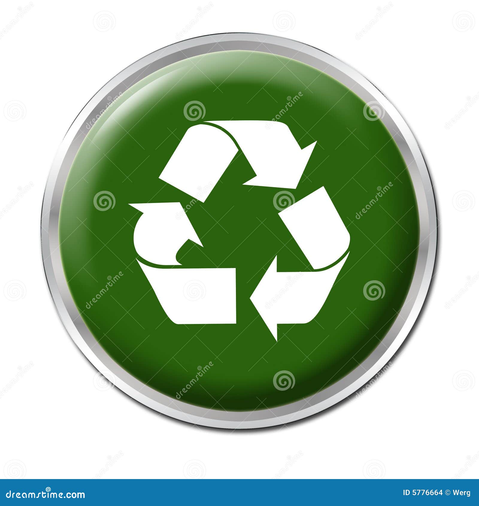 Recycle Button stock illustration. Illustration of arrow - 5776664