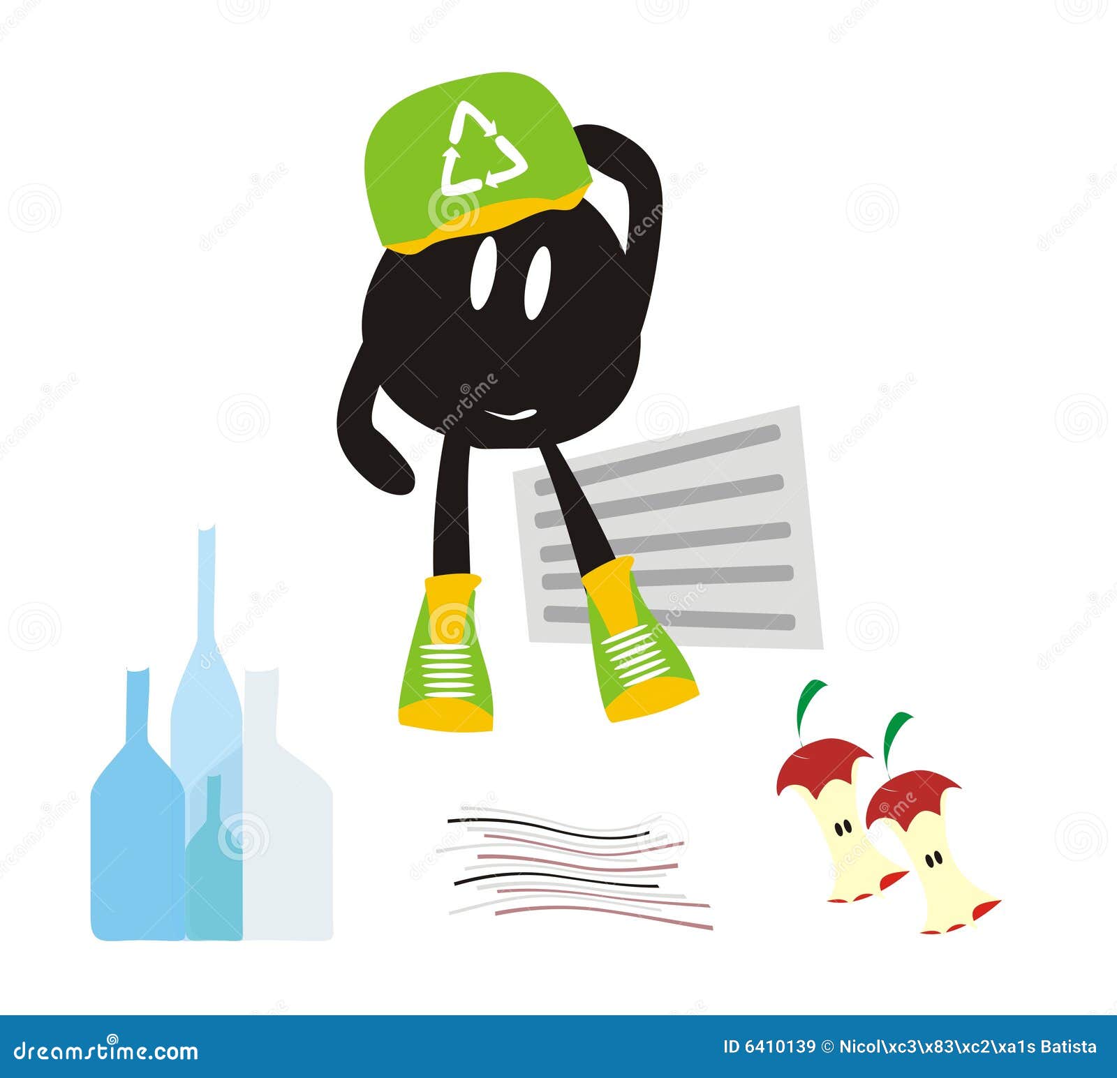 Recycle Cartoon Stock Image | CartoonDealer.com #6410113