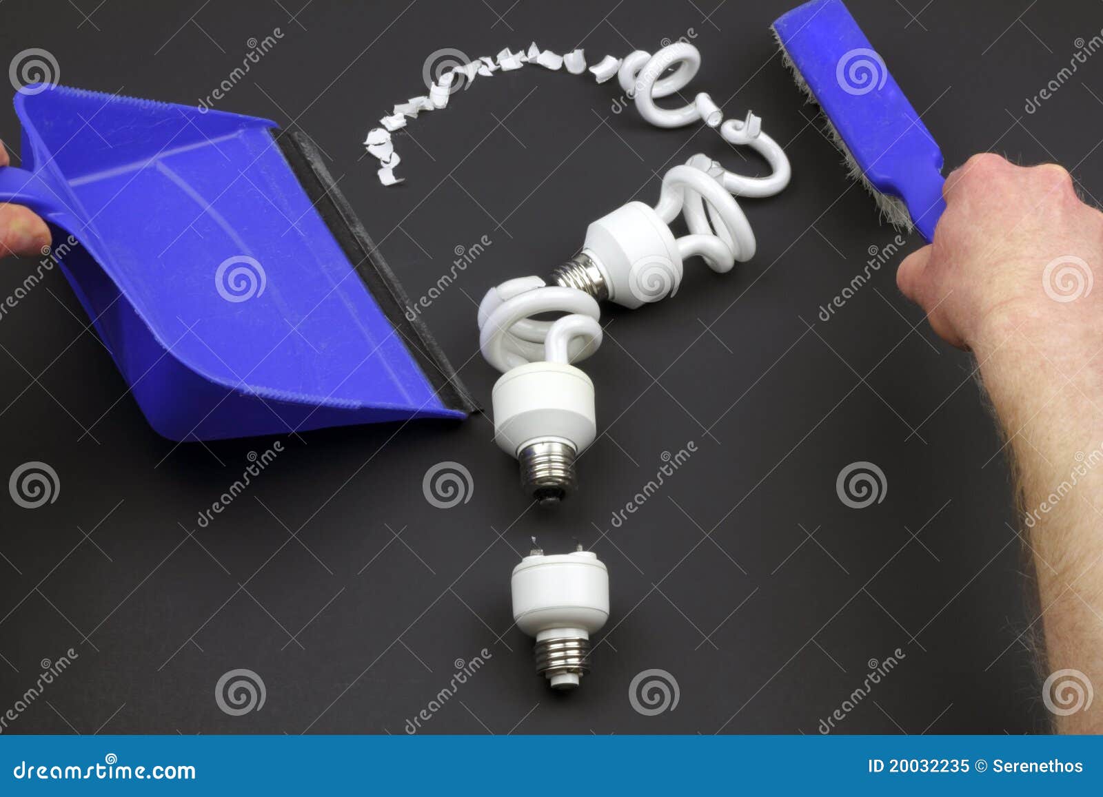 Recycle CFL Bulbs stock image. Image of damaged, clean - 20032235