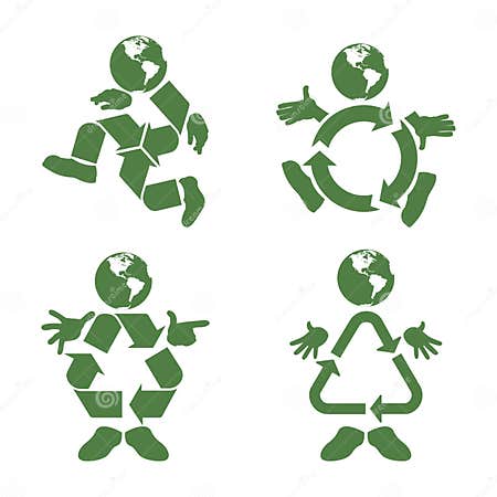 Recycle Character stock vector. Illustration of cartoons - 13560629