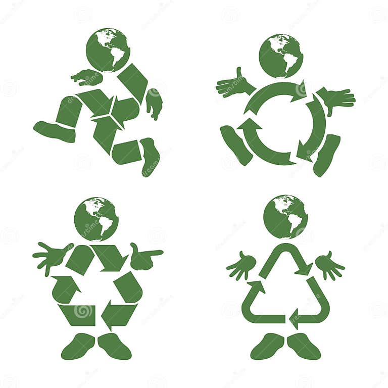 Recycle Character stock vector. Illustration of cartoons - 13560629