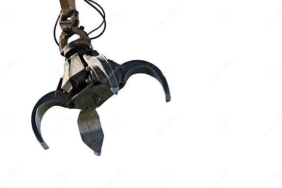 Recycle - claw isolated stock image. Image of clutch, equipment - 565579