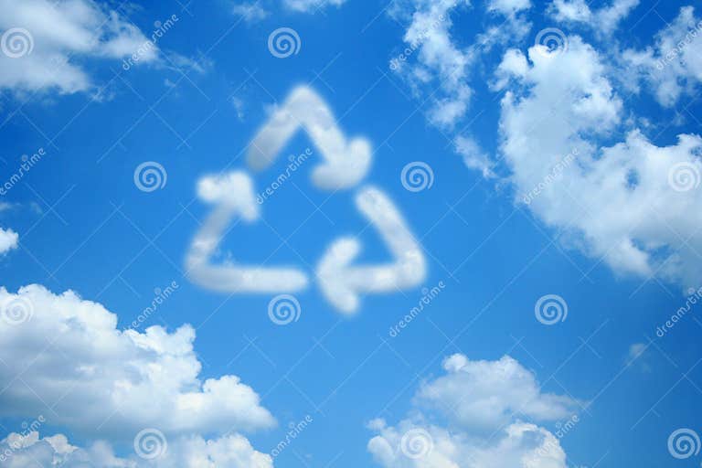 Recycle Cloud stock image. Image of save, earth, cloud - 4651751