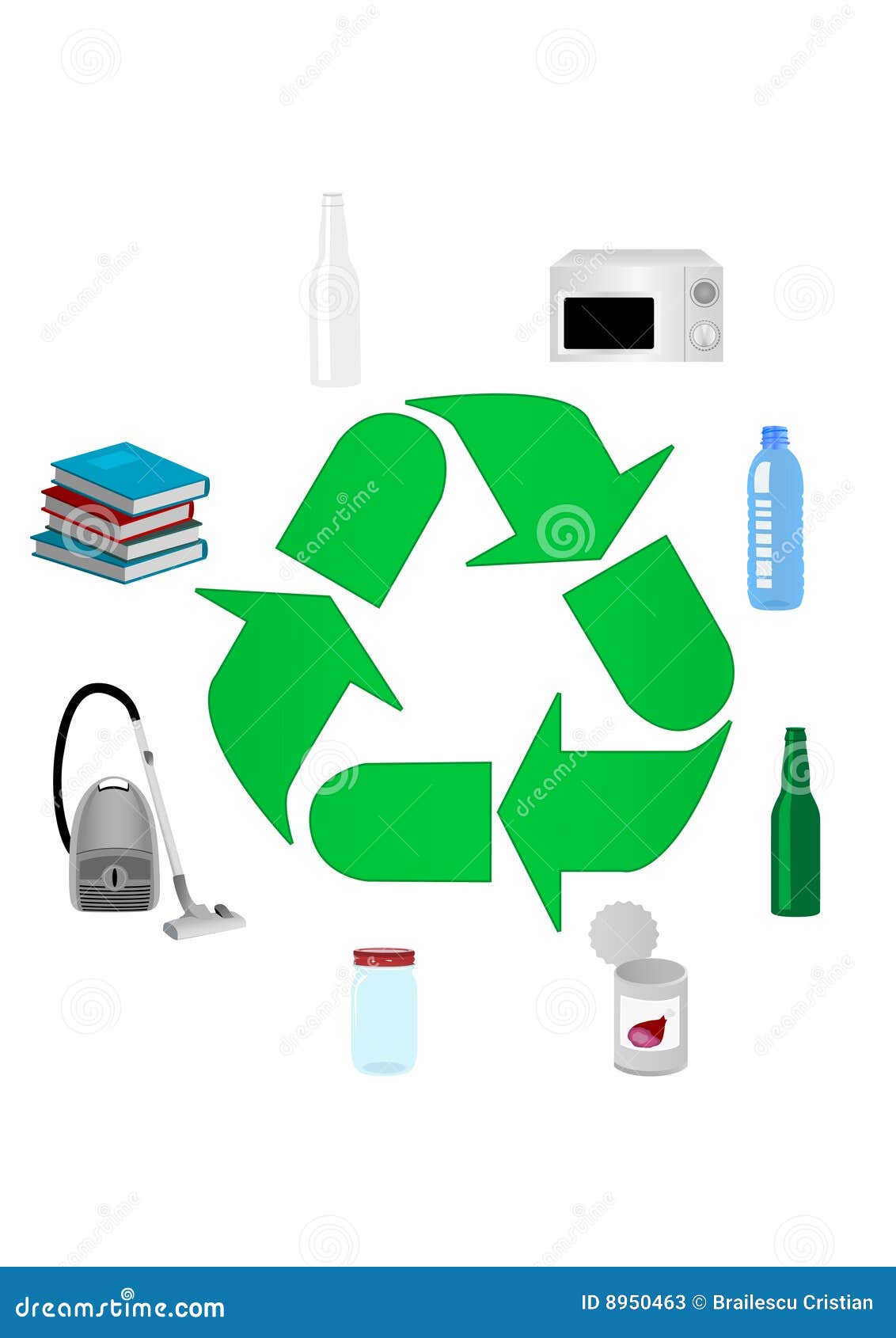 Recycle concept stock vector. Illustration of environment - 8950463