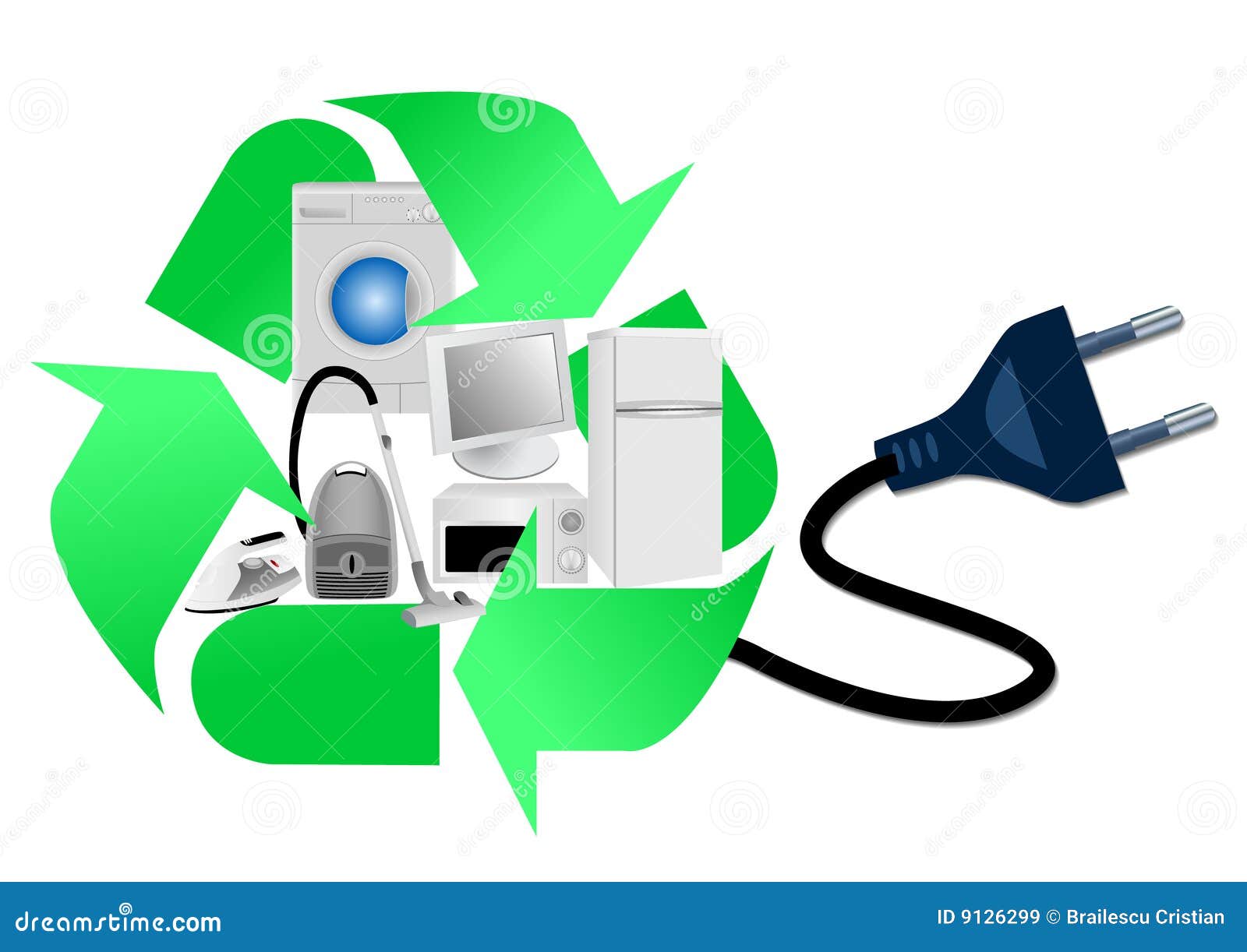 Recycle Bin Concept Vector Illustration, Cartoon Flat Characters ...