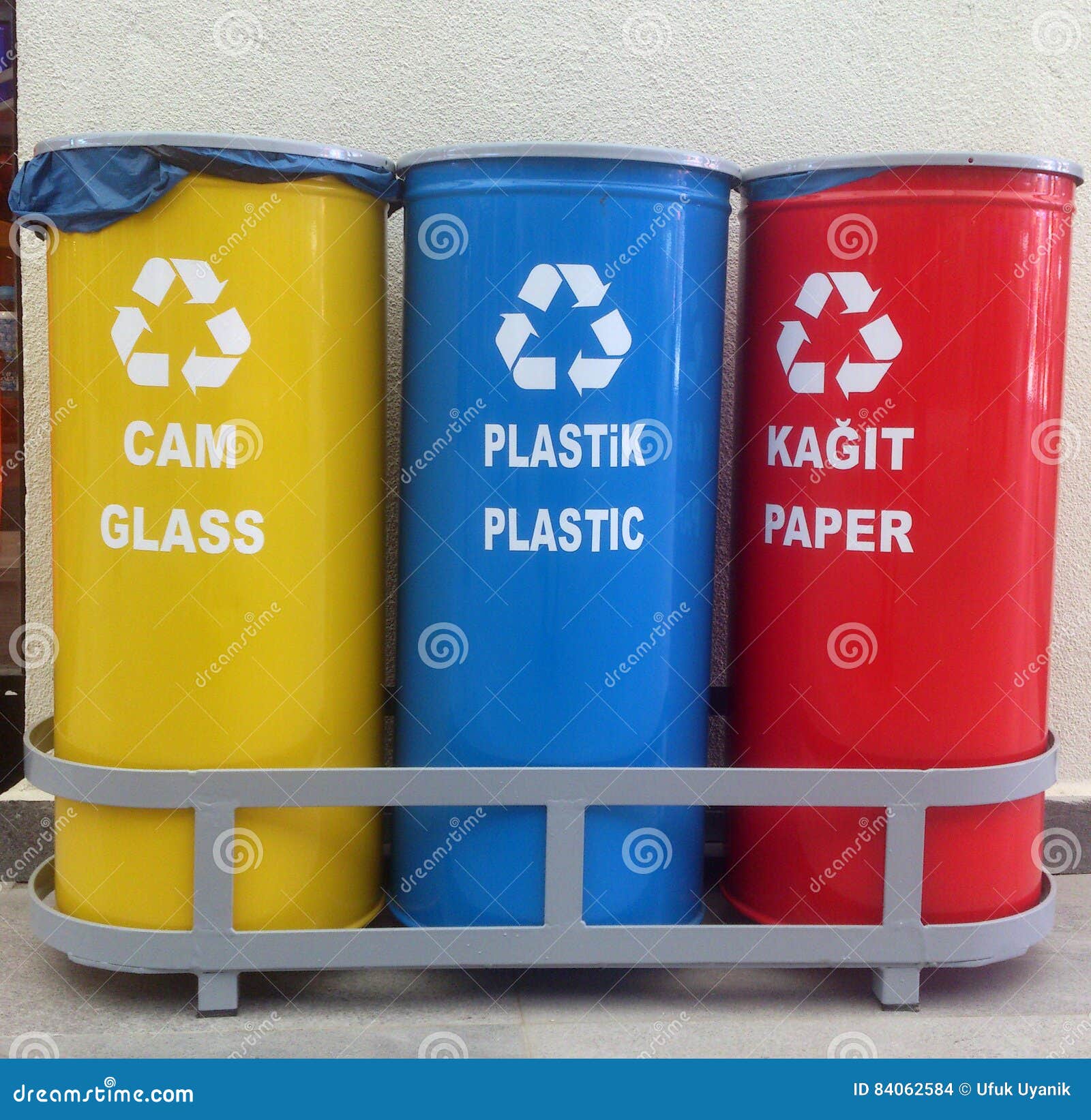 Recycle containers stock photo. Image of waste, packaging - 84062584