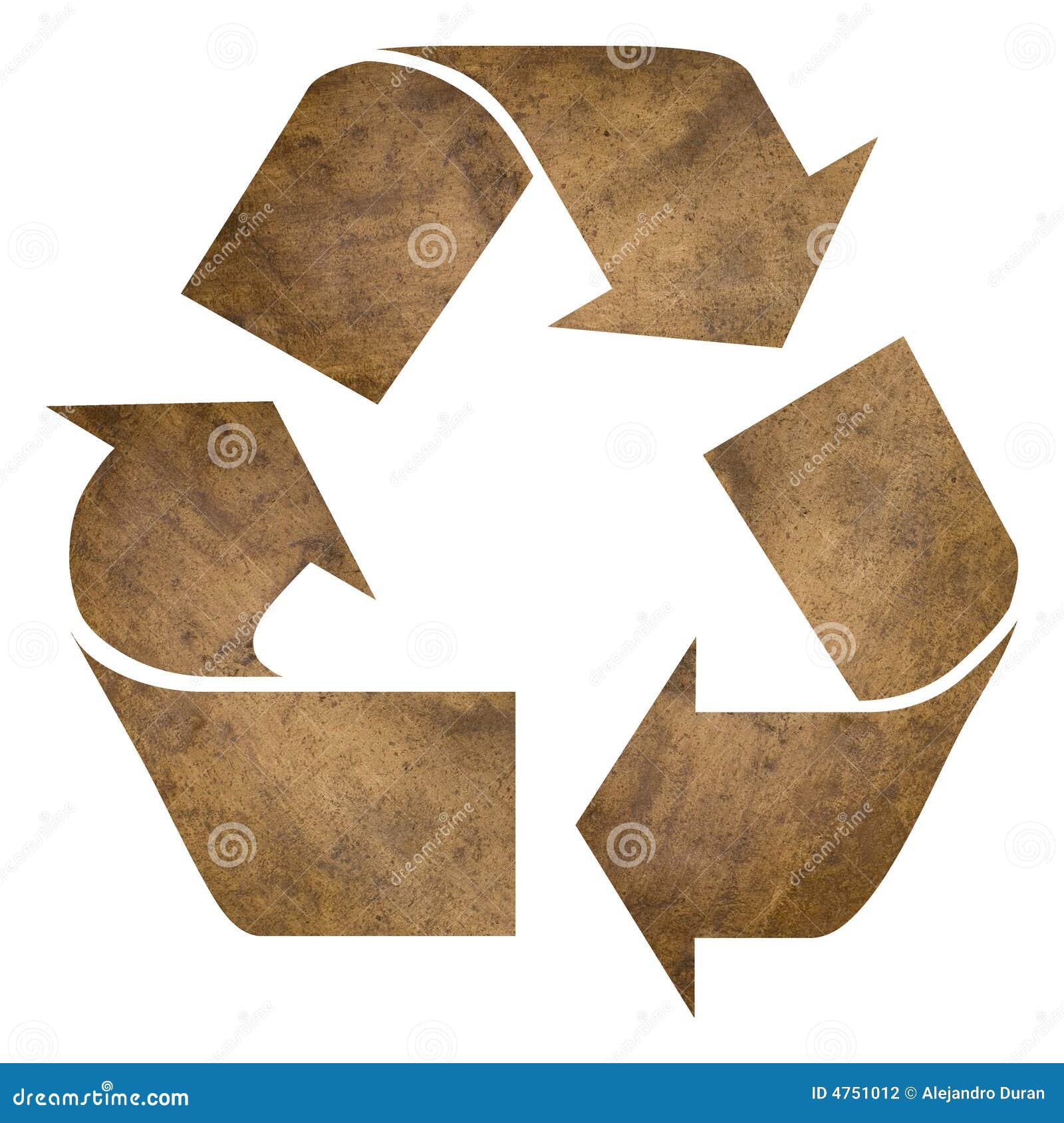 Recycle copper stock illustration. Illustration of environmental - 4751012