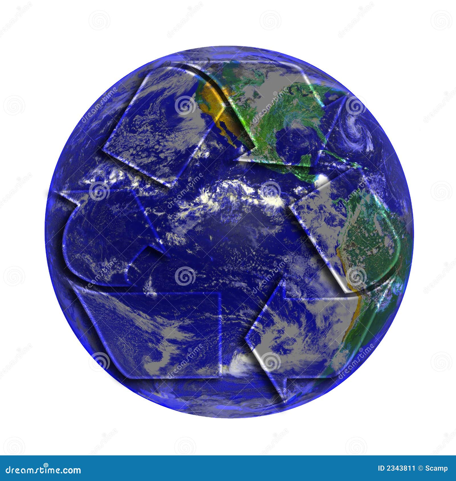 Recycle Earth stock image. Image of future, resources - 2343811