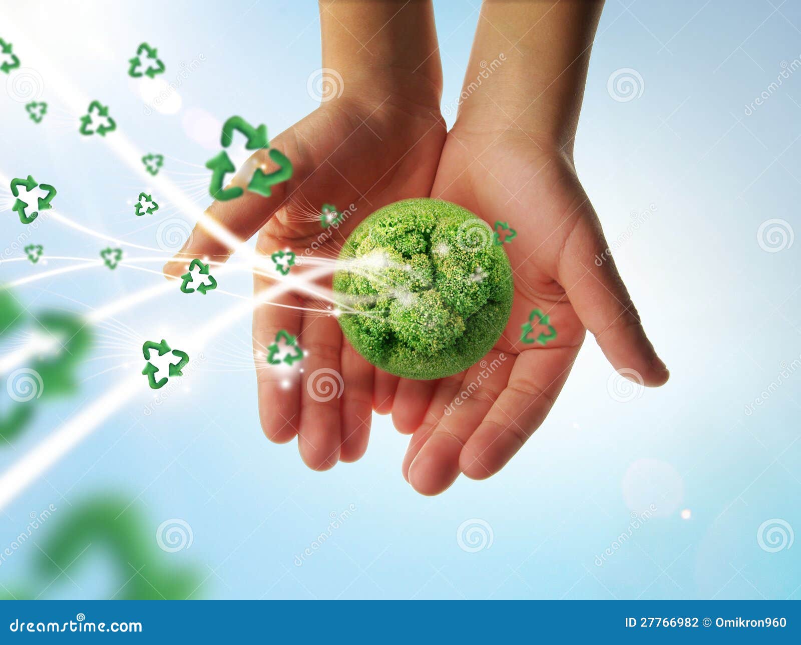 Recycle earth stock photo. Image of plastecine, clear - 27766982