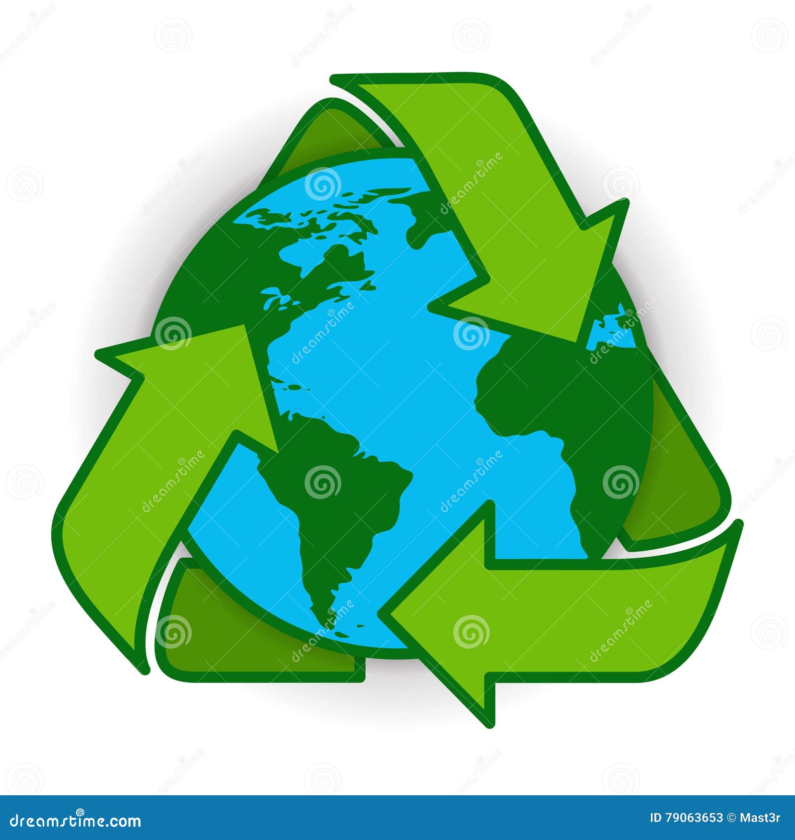 Set Tag With Recycle, Earth Planet In Water Drop, House, Battery, Eco ...