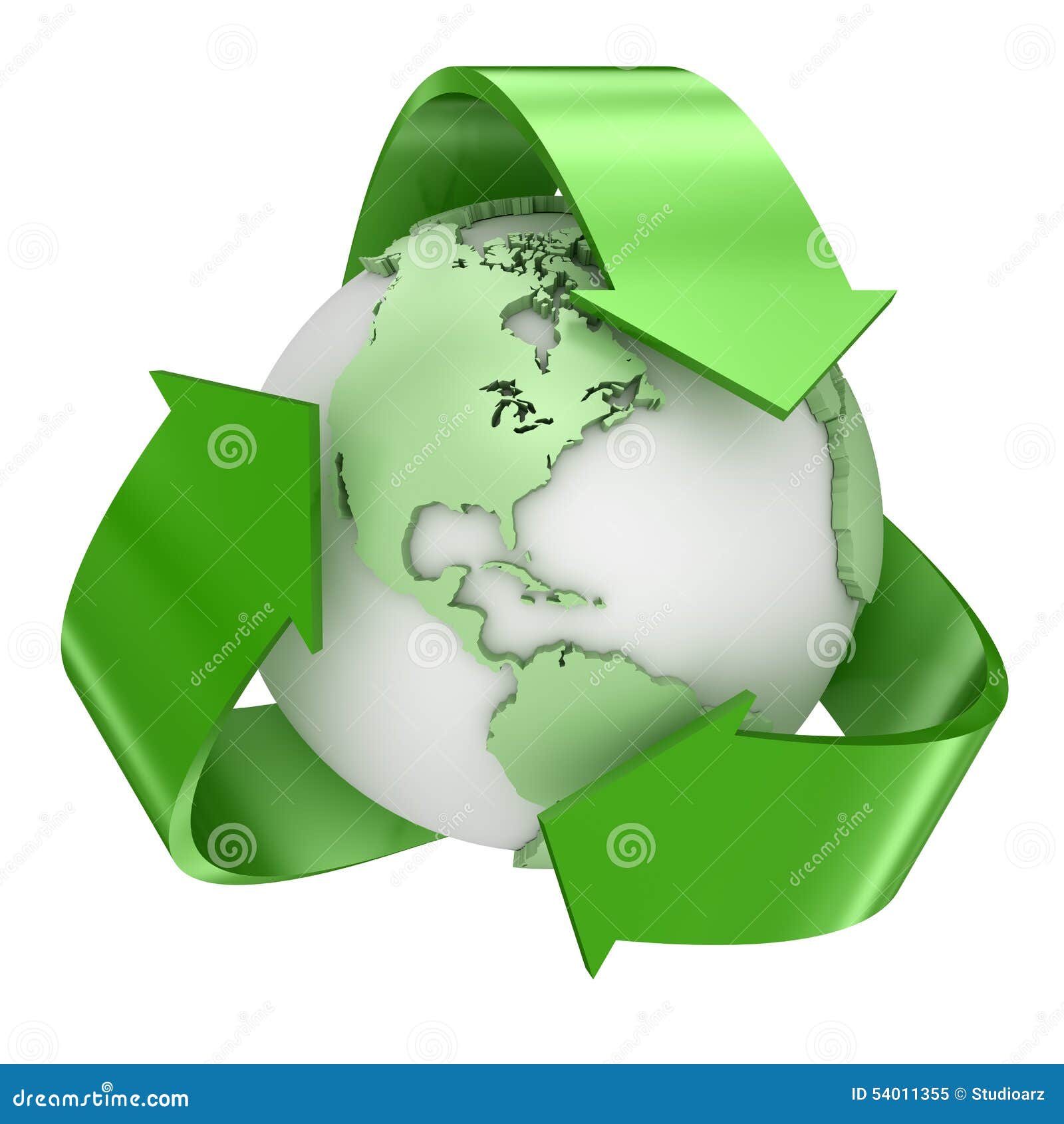 Recycle earth symbol stock illustration. Illustration of arrow - 54011355