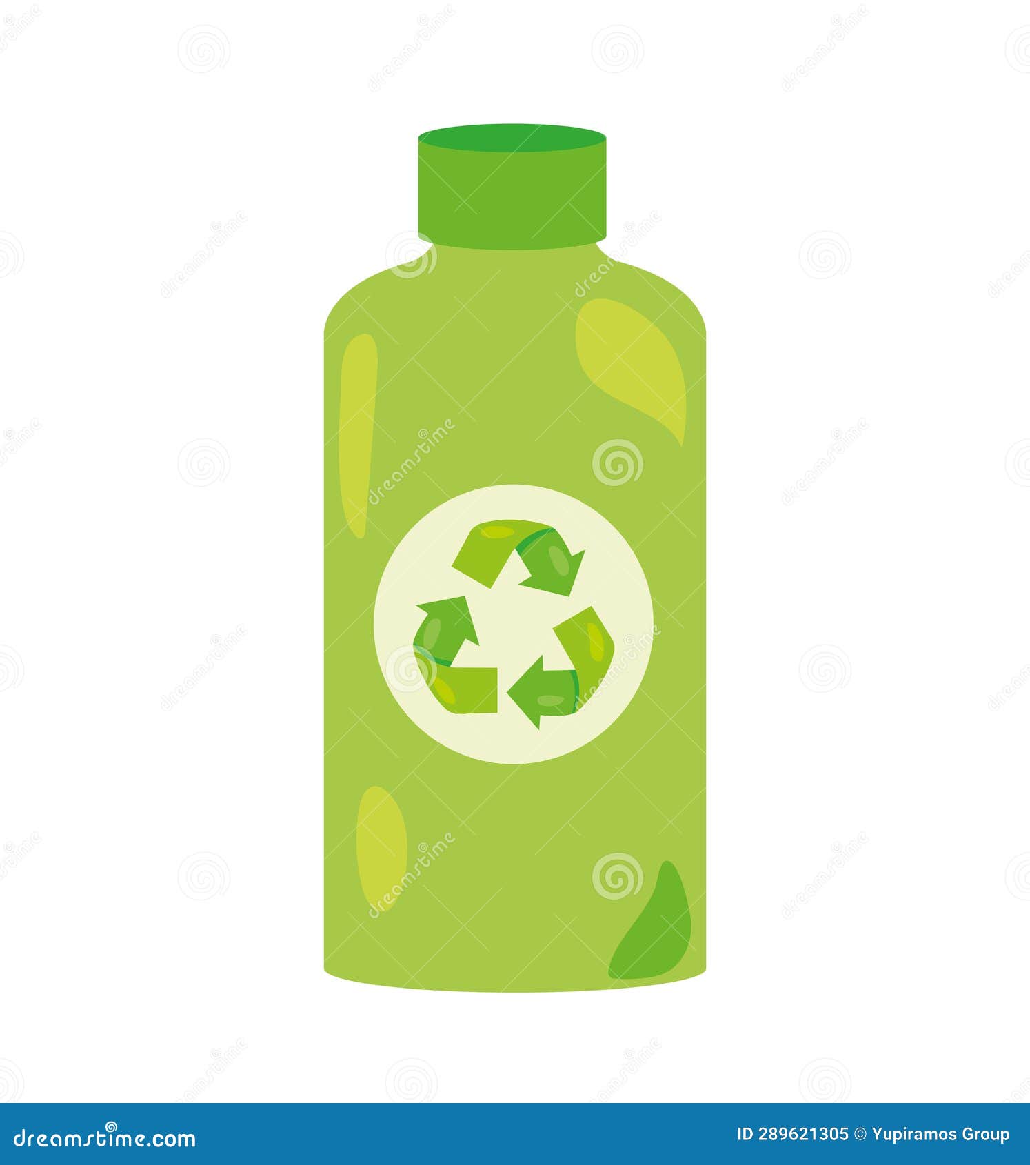 Recycle eco bottle icon stock illustration. Illustration of vector ...