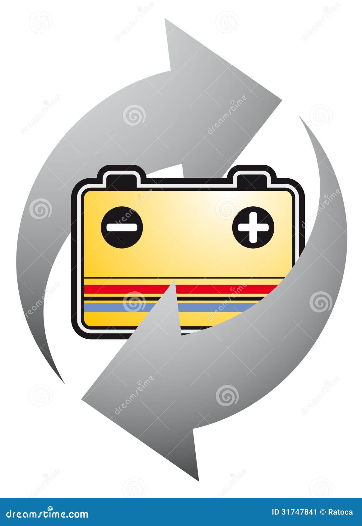 Recycle energy stock vector. Illustration of circular - 31747841