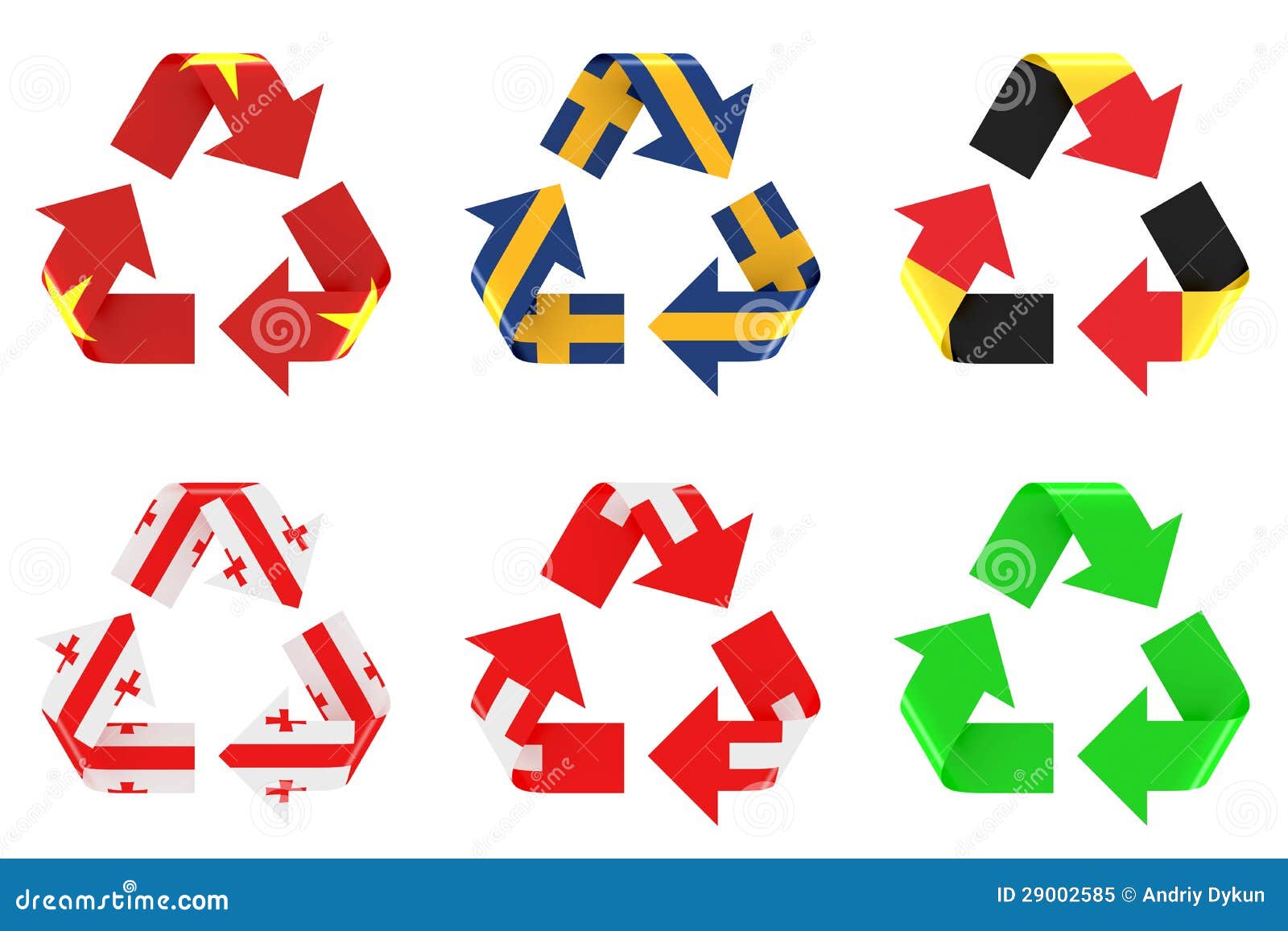 Recycle flag stock illustration. Illustration of nation - 29002585