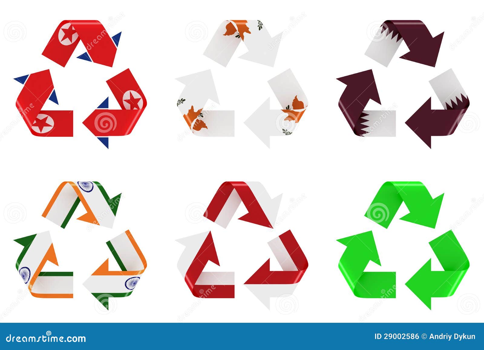 Recycle flag stock illustration. Illustration of green - 29002586