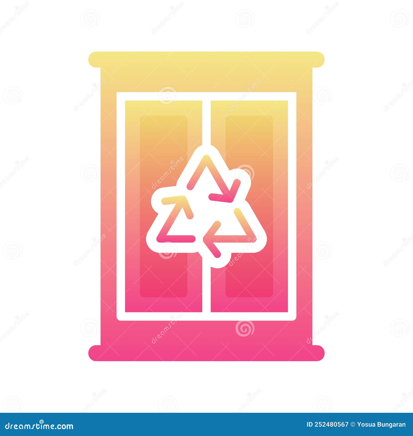 Recycle Furniture Logo Gradient Design Template Icon Element Stock ...