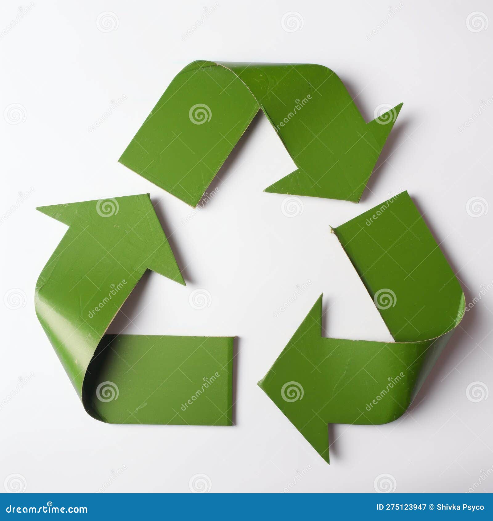 Recycle Green Arrow Image Generative AI Stock Illustration ...
