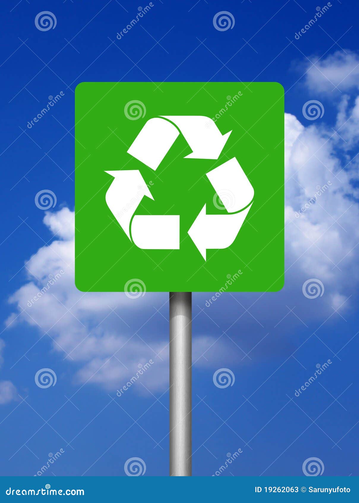 Recycle green signs stock image. Image of overlay, environmental - 19262063