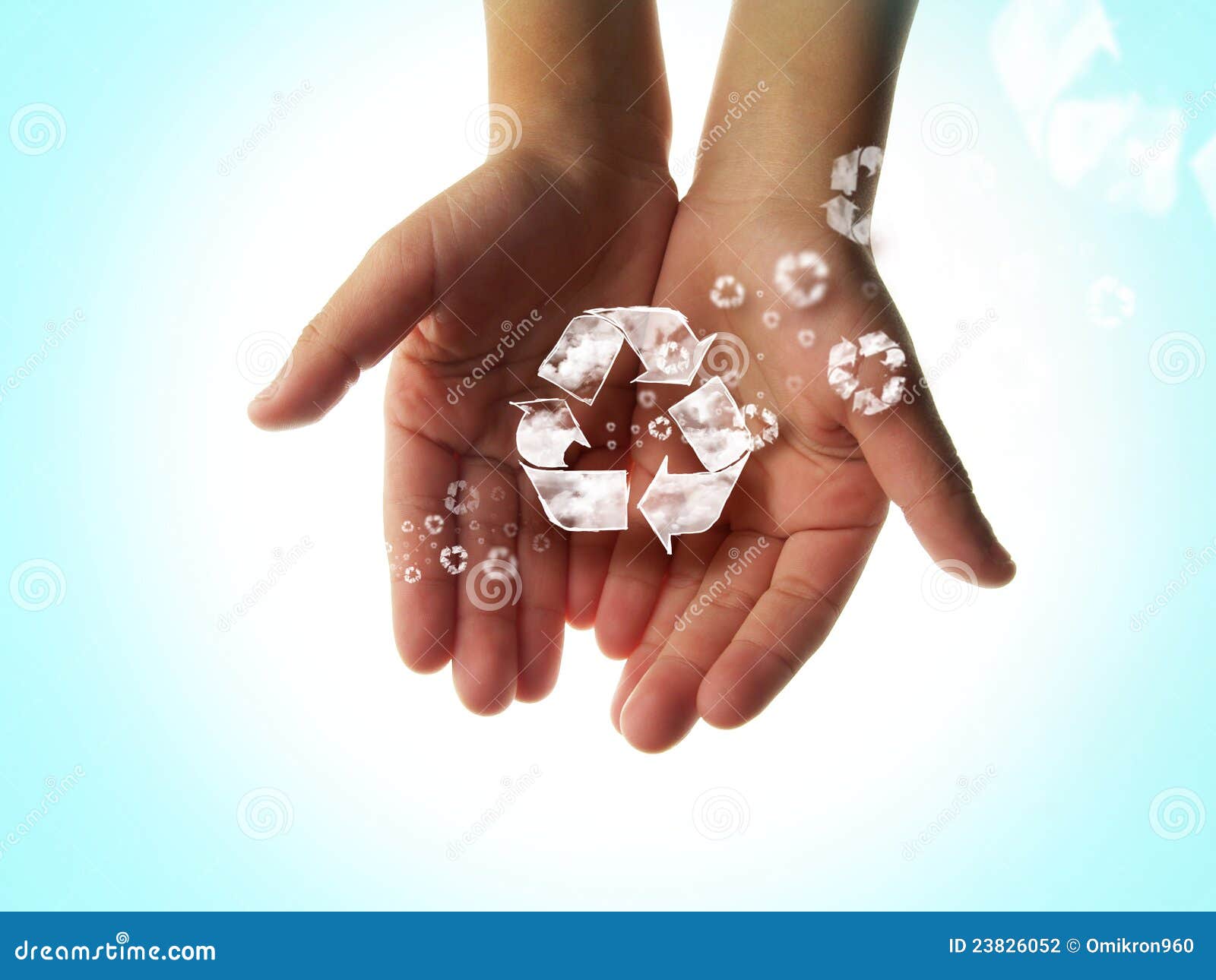 Recycle hands stock photo. Image of outdoors, colorful - 23826052