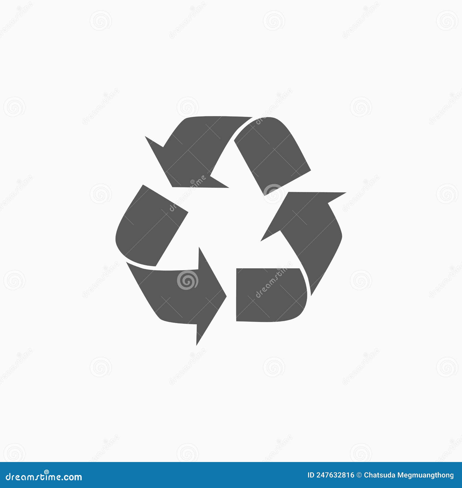 Recycle Icon, Reuse, Reduce, Environment Stock Vector - Illustration of ...