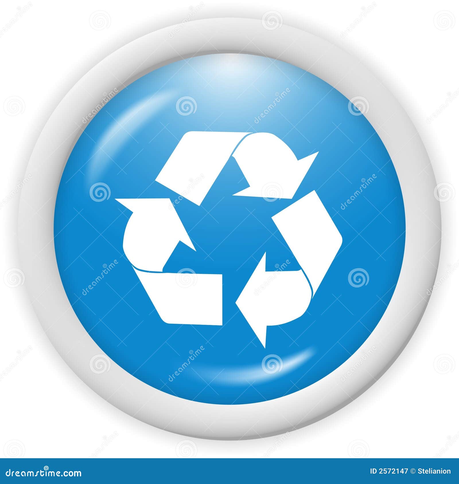 Recycle icon stock illustration. Illustration of buttons - 2572147