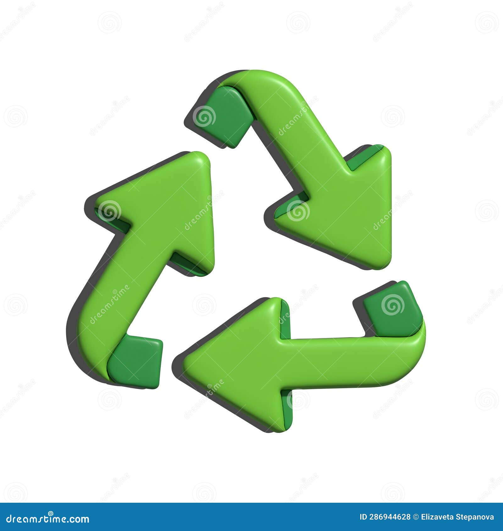 Recycle icon stock vector. Illustration of cute, ecology - 286944628