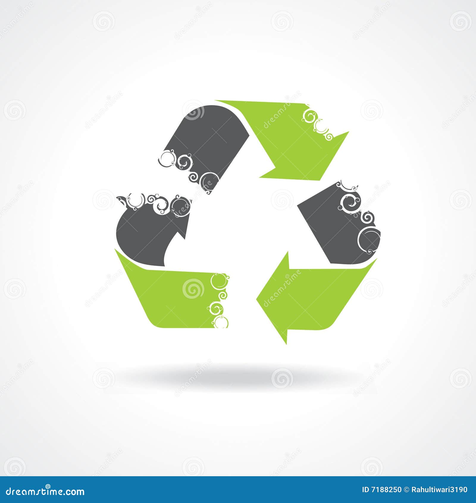 Recycle Icon stock vector. Illustration of house, home - 7188250