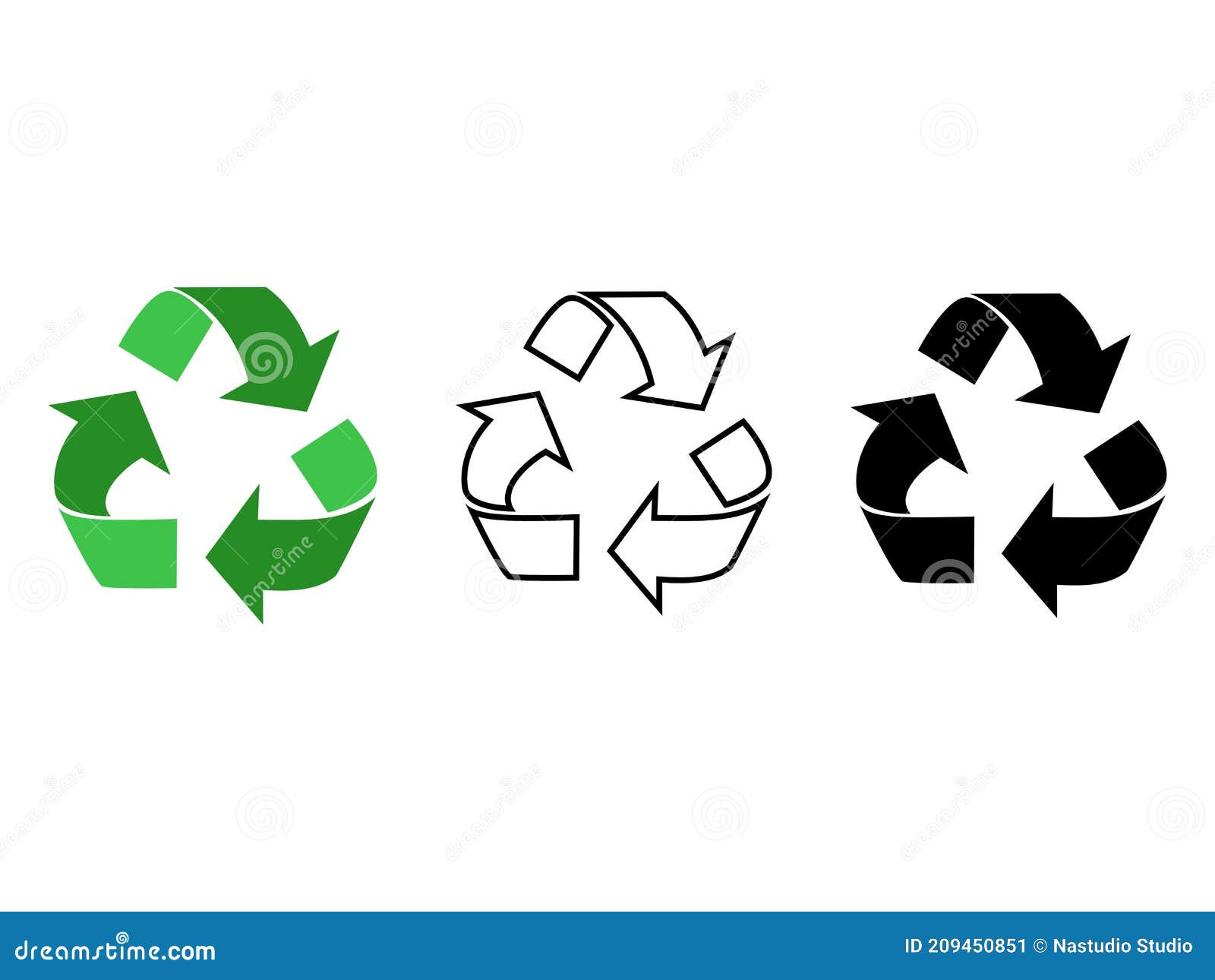 Recycle Icon. Recycle Label Separately on White Background Stock Vector ...