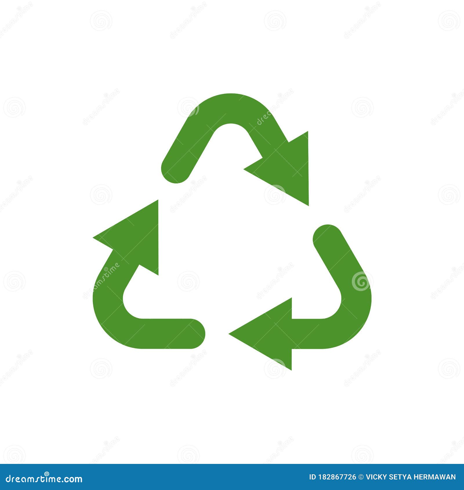 Recycle Icon, Recycle Recycling Symbol. Vector Illustration. Isolated ...
