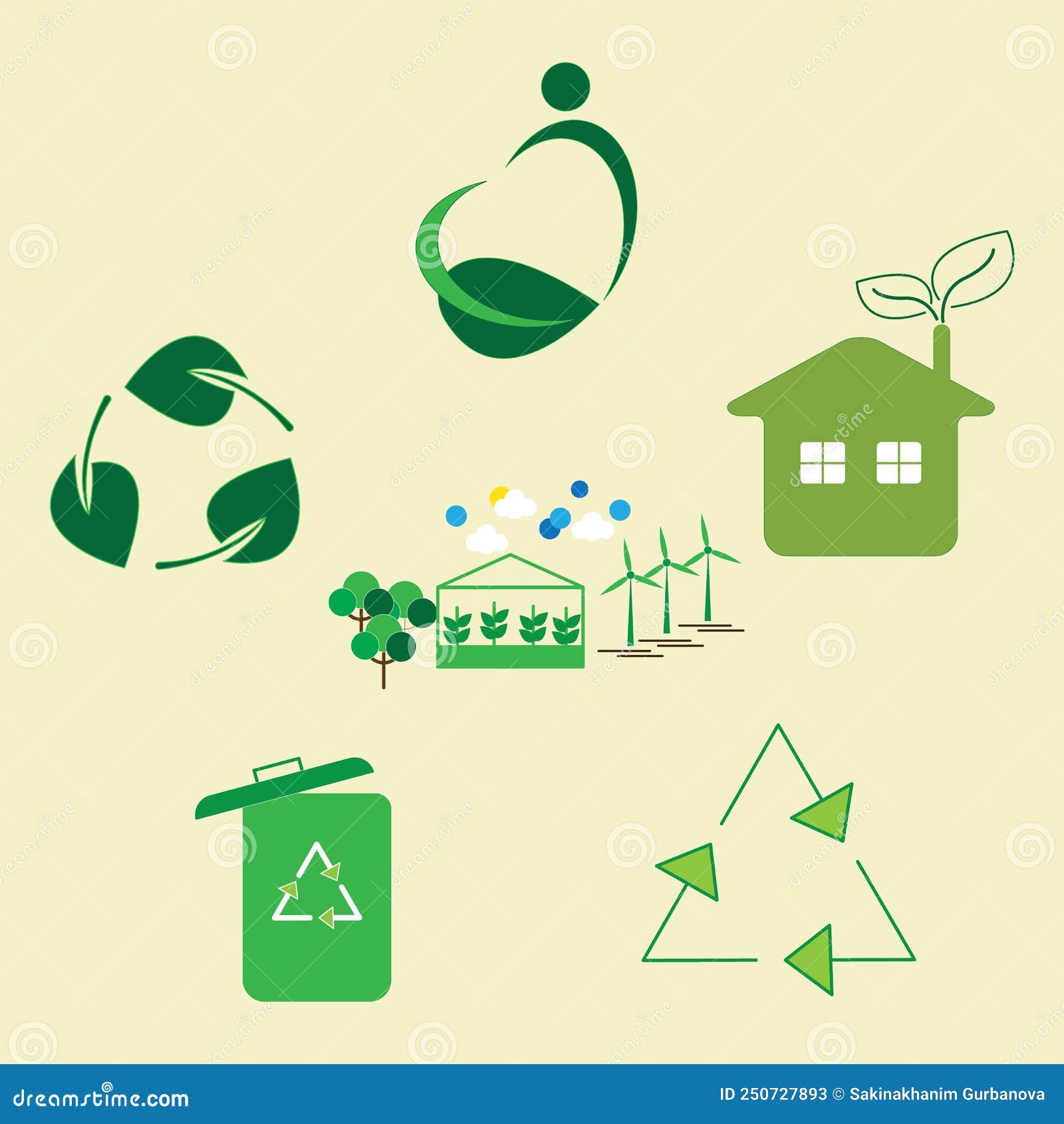 Recycle Icon. Recycle Symbols Stock Vector - Illustration of collection ...