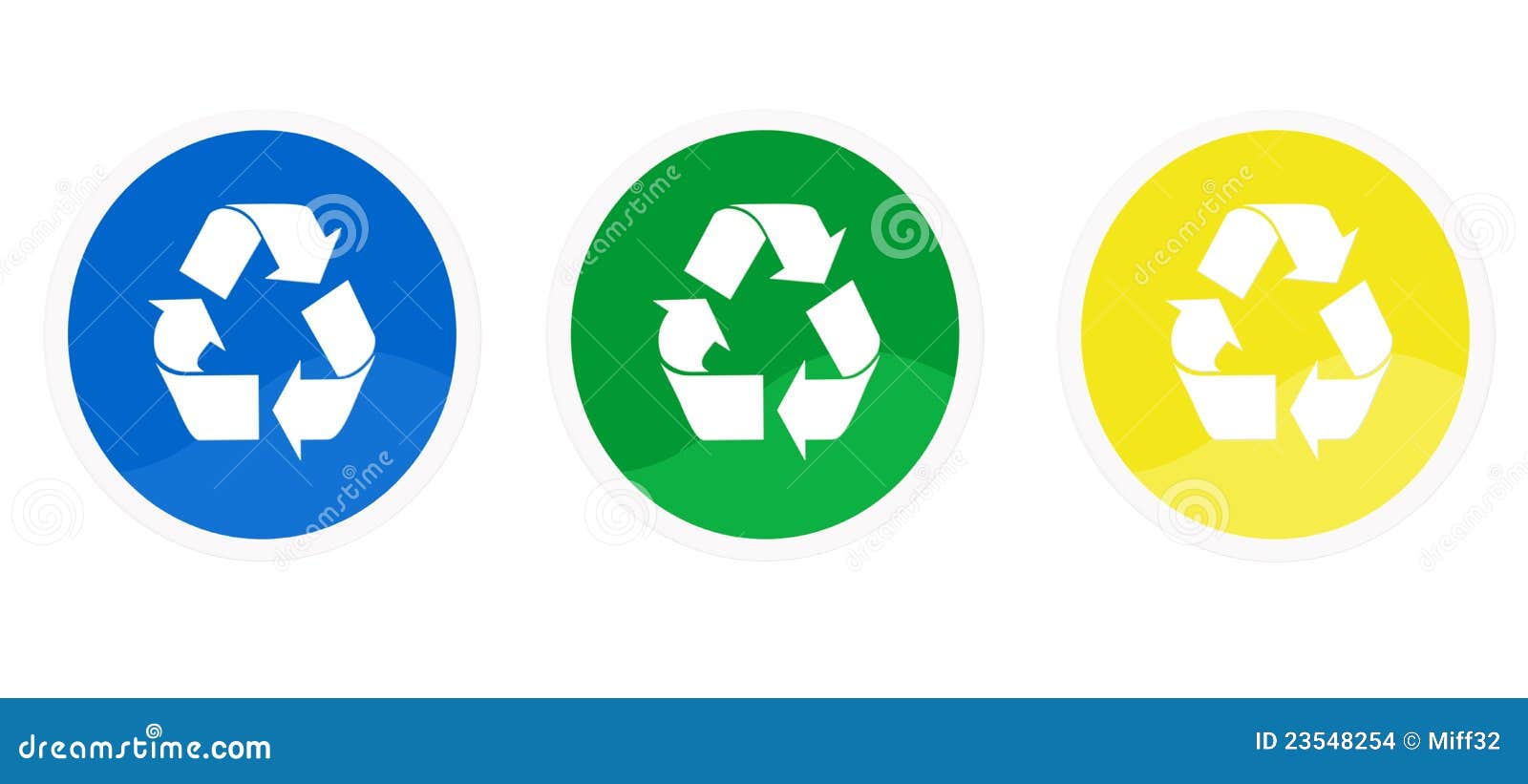 Recycle icons stock illustration. Illustration of information - 23548254