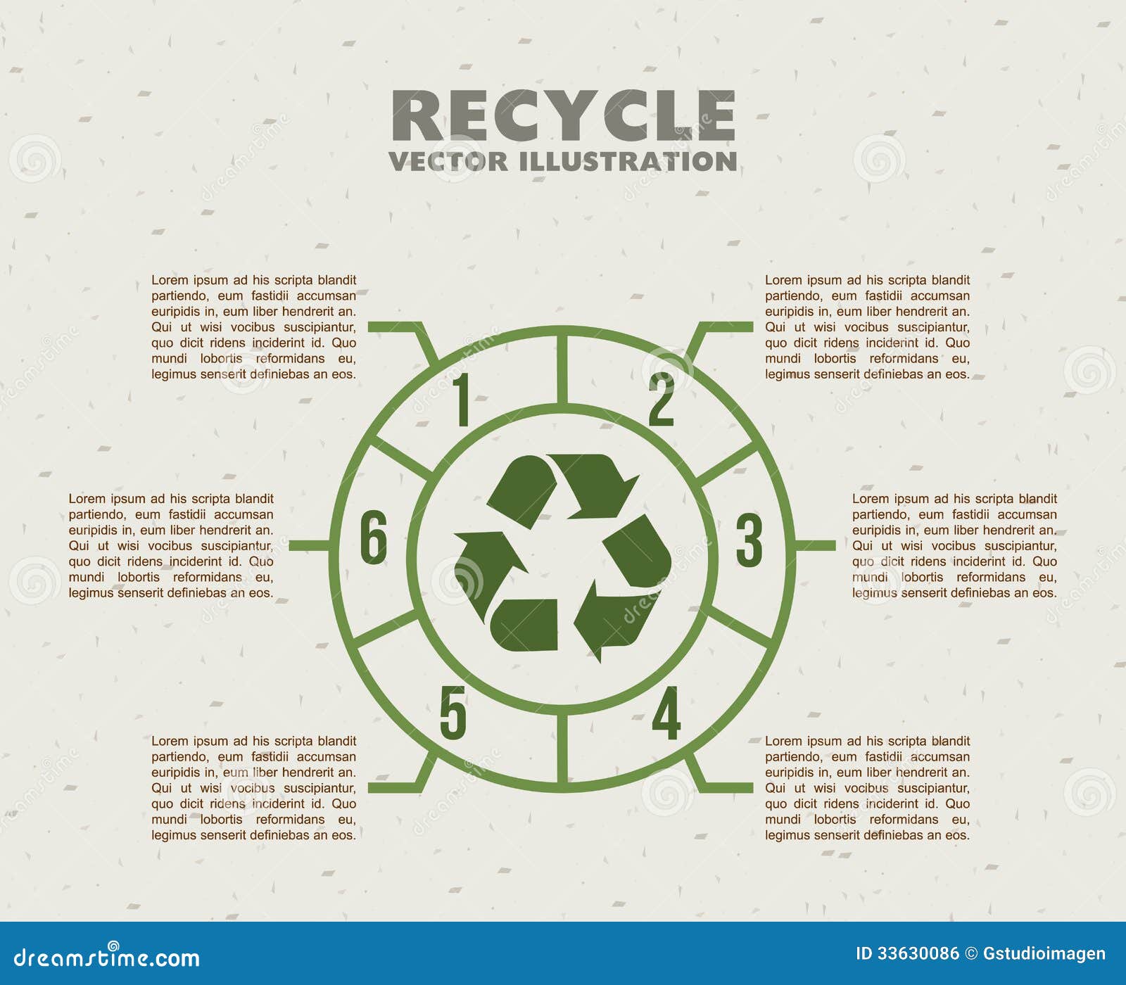 Recycle infographics stock vector. Illustration of labels - 33630086