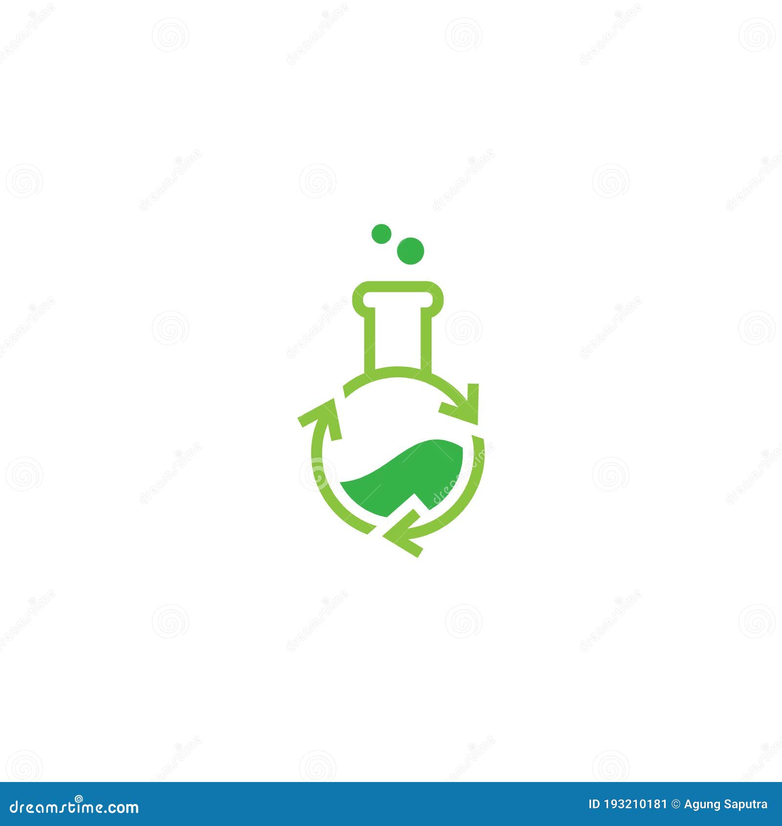 Recycle lab logo design stock vector. Illustration of environment ...